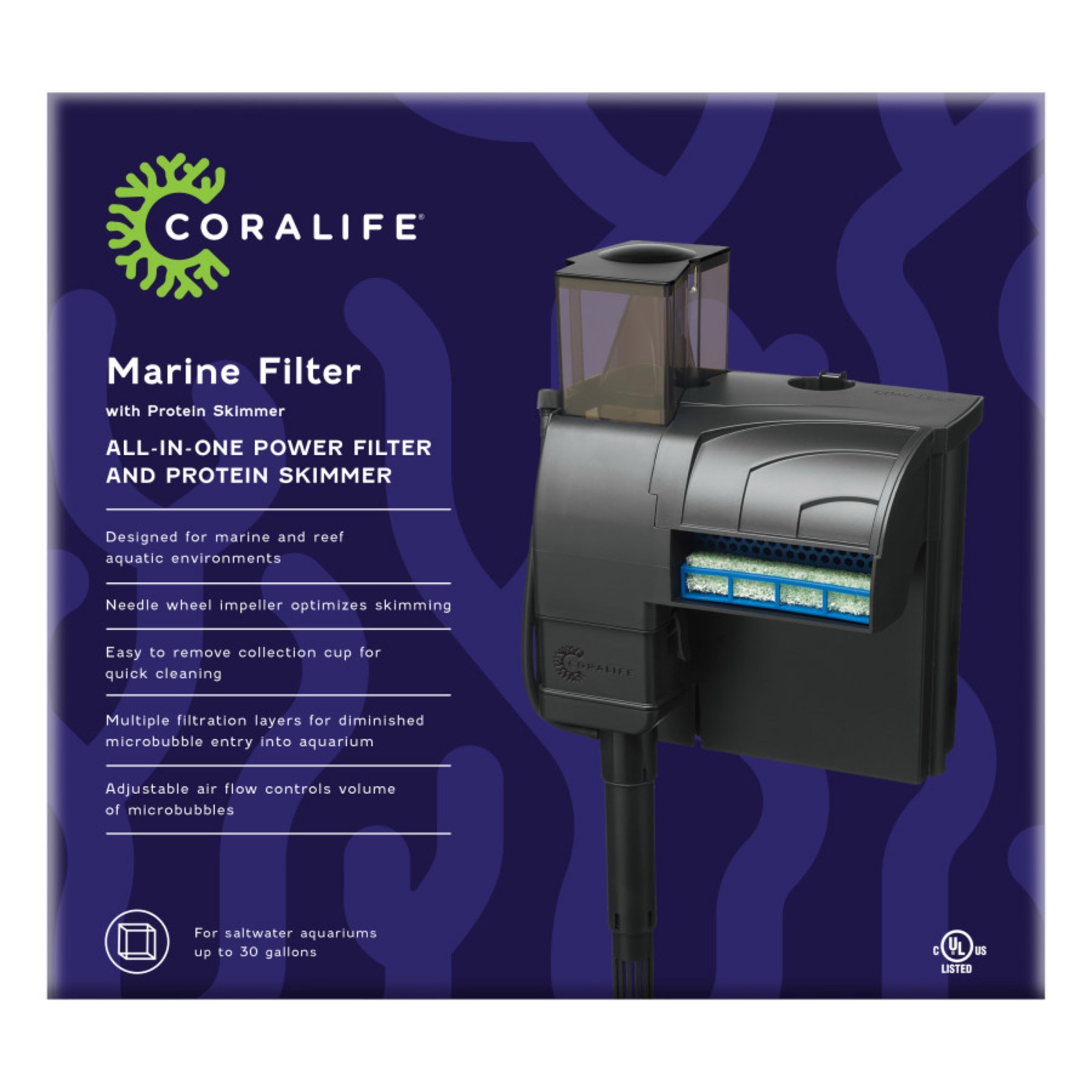 Coralife Marine Filter with Protein Skimmer – Upscale Aquatics