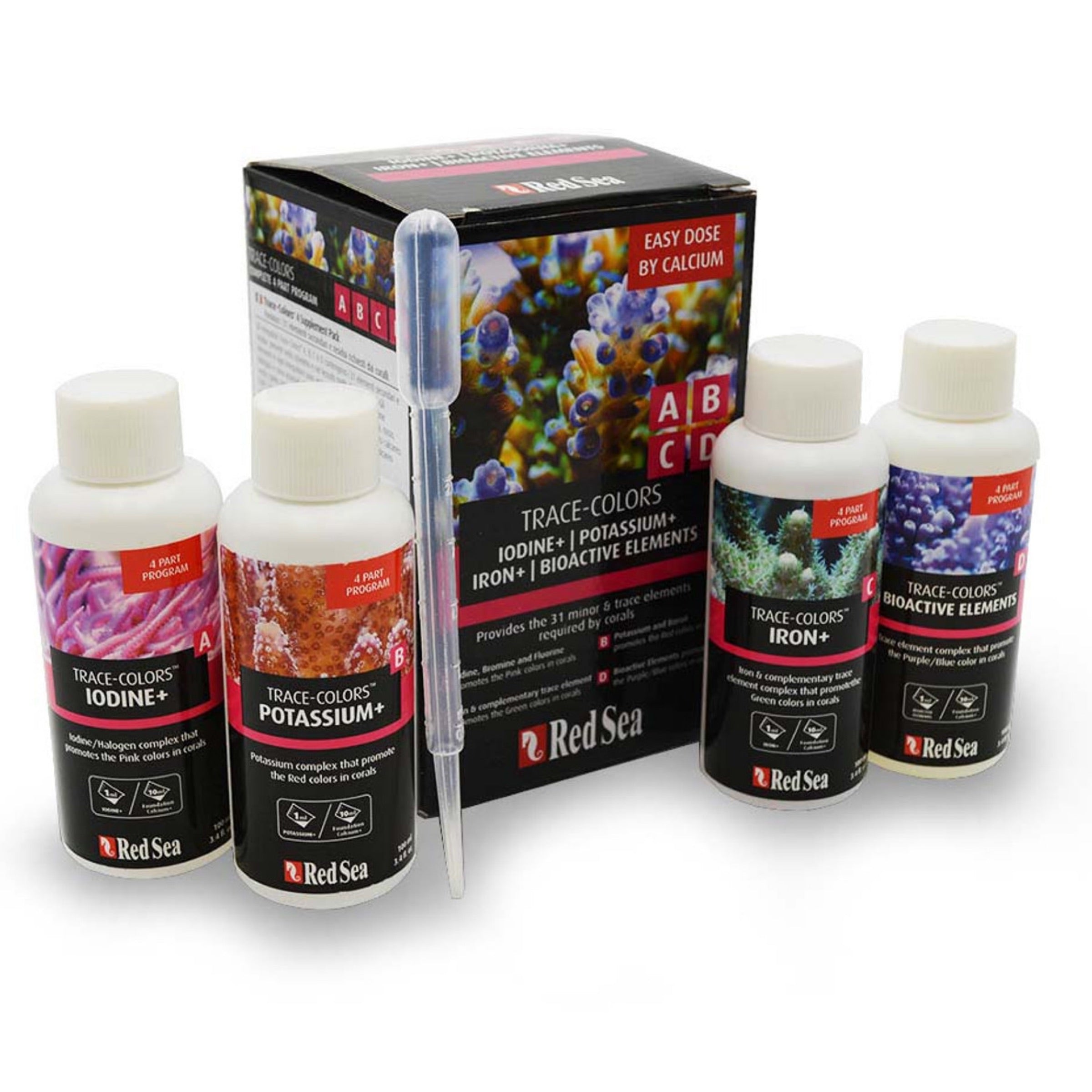 Red Sea Trace Colors ABCD Starter Pack – Upscale Aquatics